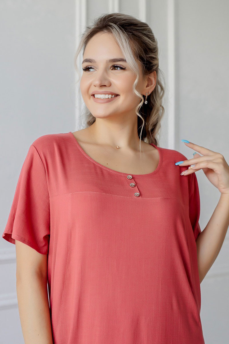 Платье женское "Марсела" вискоза (последний размер) розовый 56 – купить ...