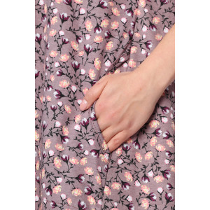 Платье женское "Ольга" кулирка (р-ры: 52-64) коричневый – купить за ...